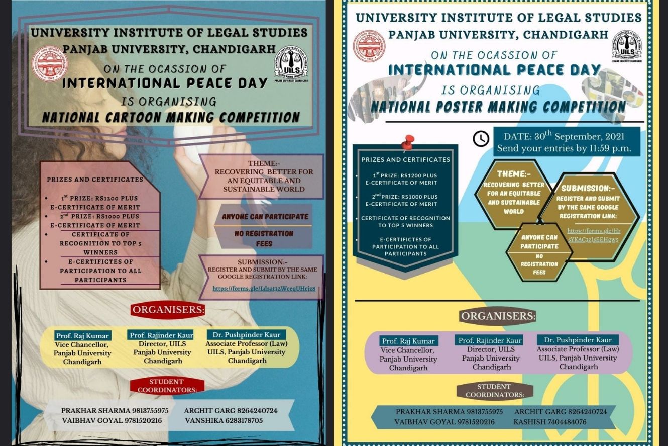 UILS, Panjab University | National Cartoon and Poster Making ...