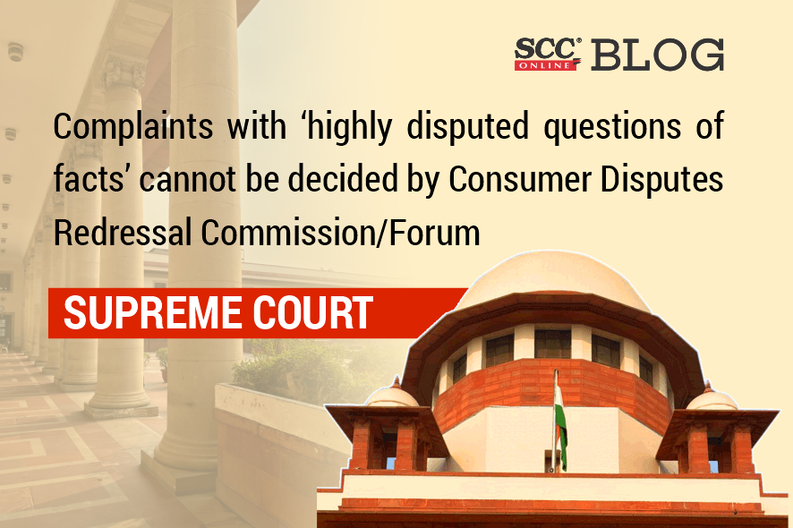 Complaints with ‘highly disputed questions of facts’ cannot be decided ...